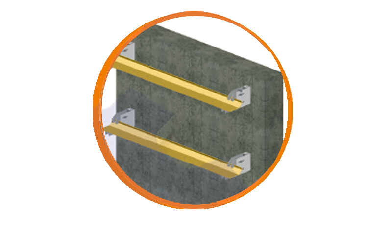 Neksan Mekanik Facade Cladding Systems - BRICKWORK SUPPORT FIXING SYSTEMS