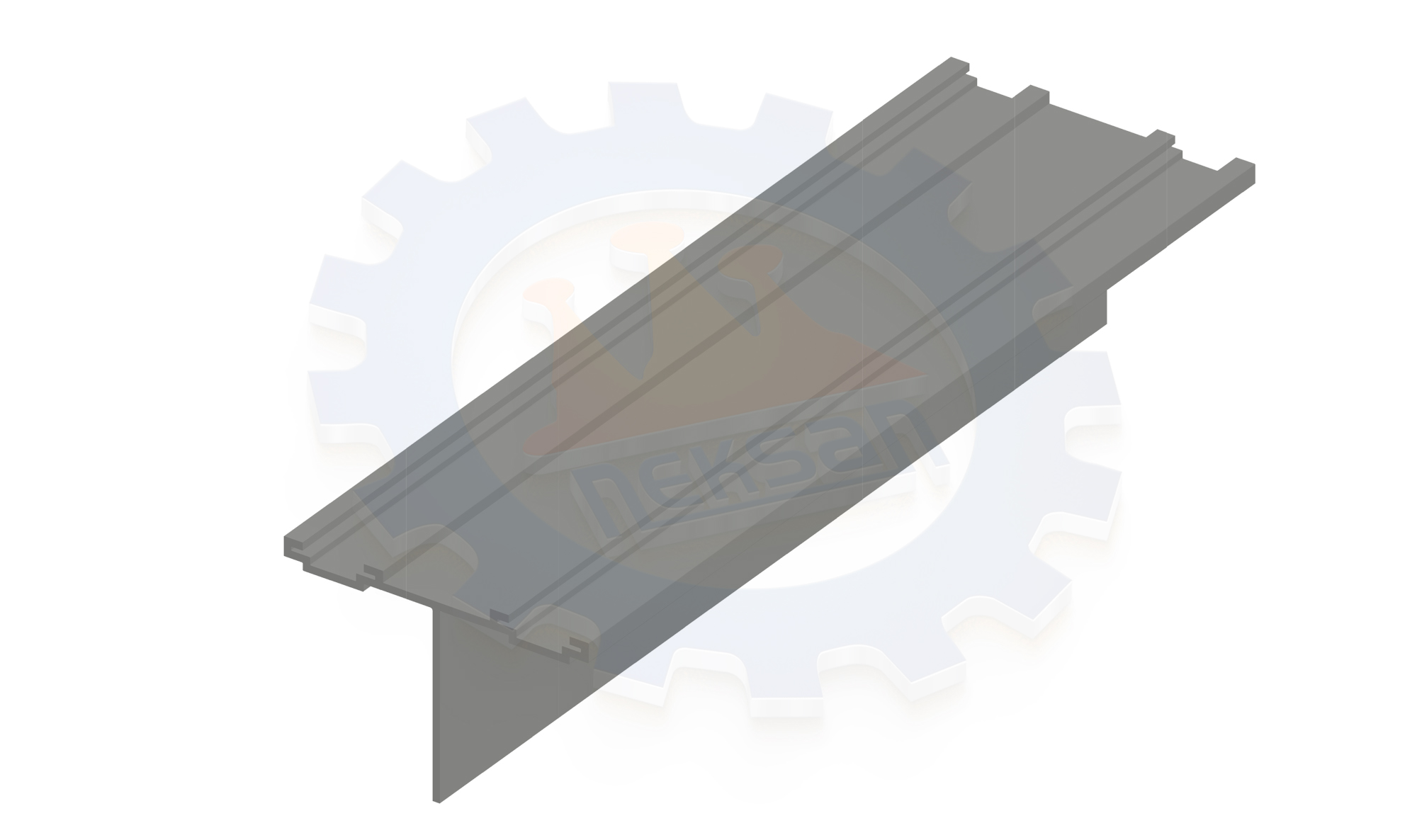 Neksan Mekanik Facade Cladding Systems - Channel T Profile Double